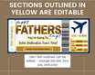 Father's Day Boarding Pass: Printable Flight Ticket – Printed Smile Shop