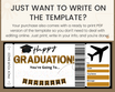 Graduation Boarding Pass Template – Printed Smile Shop