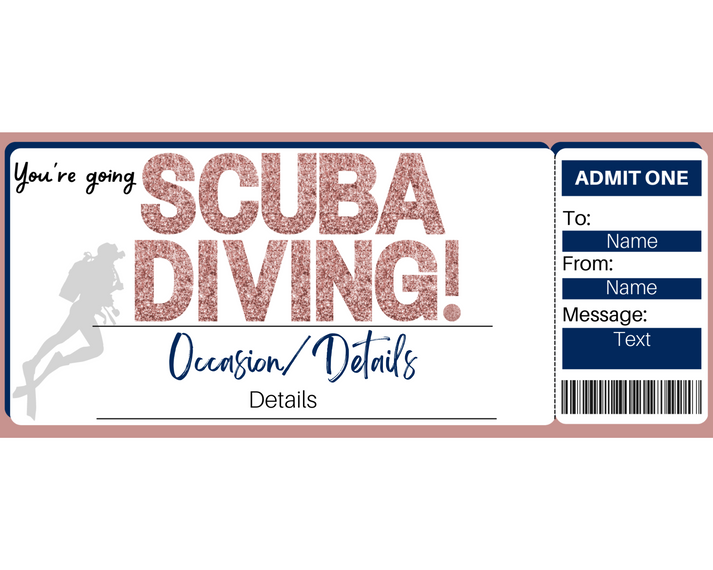 Scuba Diving Certificate Template – Printed Smile Shop